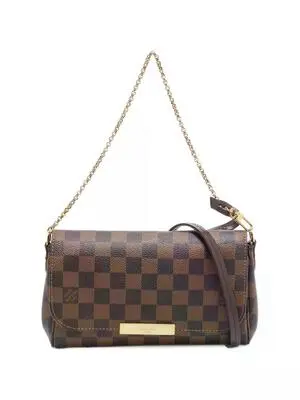 LOUIS VUITTON 2014 Pm Favorite Damier Ebene Shoulder Bag - Brown