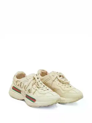 Gucci Rhyton Lace-up Sneakers - Neutrals