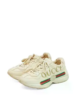 Gucci Rhyton Lace-up Sneakers - Neutrals