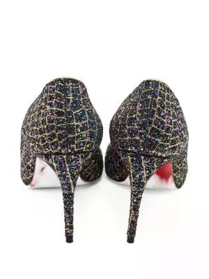 CHRISTIAN LOUBOUTIN Glitter Pointed-toe Pumps