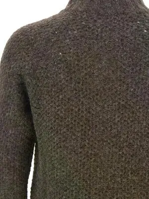 Alpha Studio Honeycomb-weave Cardigan - Brown