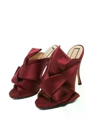 N°21 Raso Knot Heeled Mules