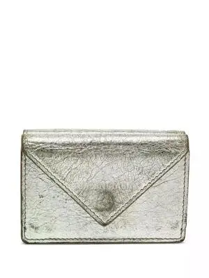Balenciaga Mini Papier Wallet - Silver