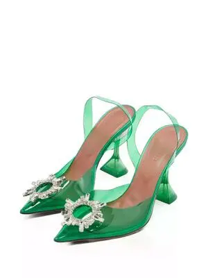 Amina Muaddi Begum Crystal-embellished Pumps