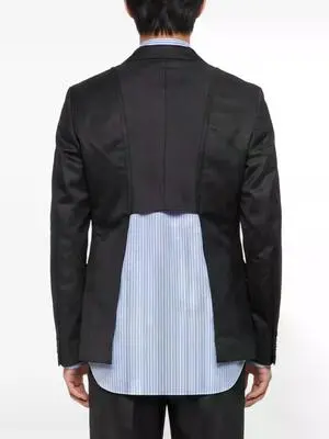 Comme Des Garçons Layered Cut-out Blazer