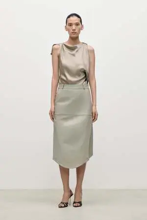 Victoria Beckham Kyra Top - Grey
