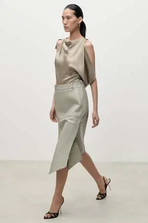 Victoria Beckham Kyra Top - Grey