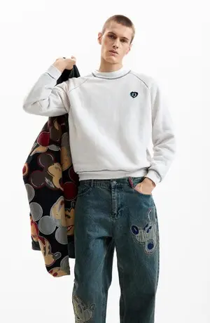 Desigual Straight Leg Jeans