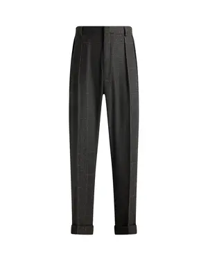 Ralph Lauren Purple Label Hand Tailored Tick Weave Pants