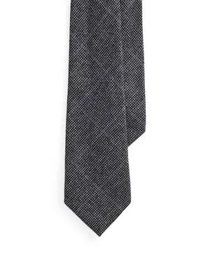 Ralph Lauren Purple Label Mini Tick Weave Wool & Cashmere Tie
