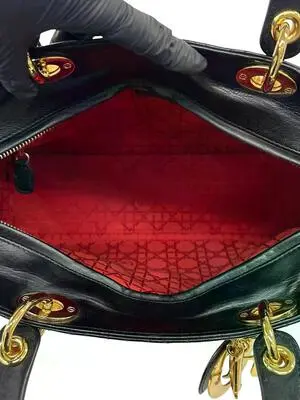 Dior 1995-2026 Large Lambskin Cannage Lady Satchel