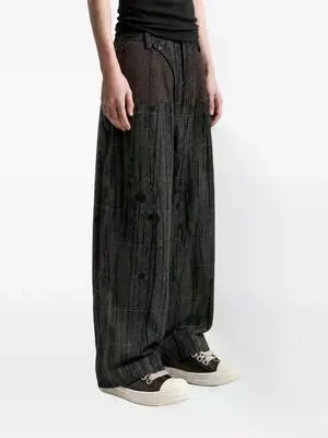 ZIGGY CHEN Rain Drop Patterned Wide-leg Trousers