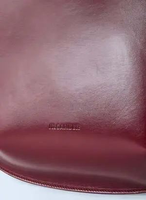 JIL SANDER Kante Shoulder Bag - Red