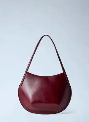 JIL SANDER Kante Shoulder Bag Red