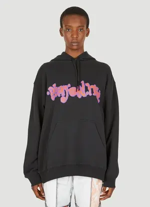 P.A.M. Text Kurlz Hooded Sweatshirt - Black