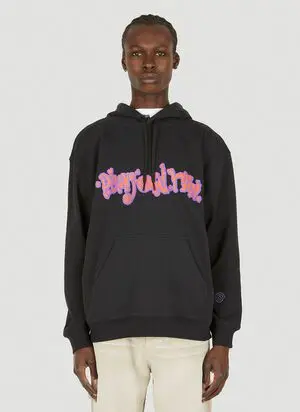 P.A.M. Text Kurlz Hooded Sweatshirt - Black