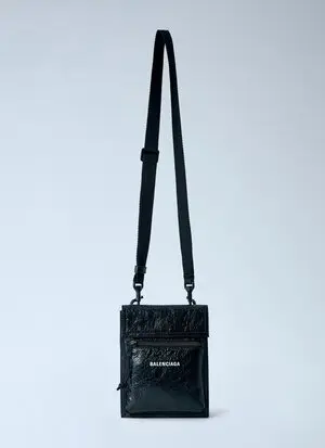 Balenciaga Explorer Pouch With Strap - Grey