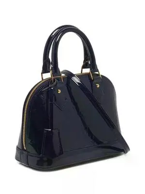 LOUIS VUITTON Alma Bb Monogram Vernis Satchel Bag