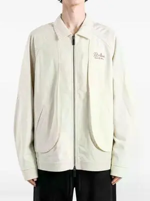 MALBON Field Logo-patch Zip-up Jacket