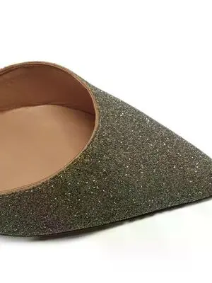 Valentino Garavani Glitter D'orsay Ankle-strap Pumps