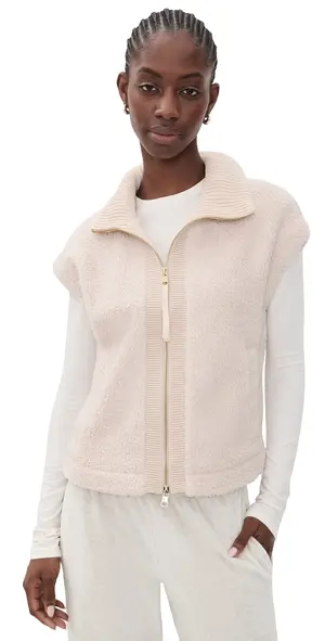 Varley Dominic Sherpa Gilet - Sandshell
