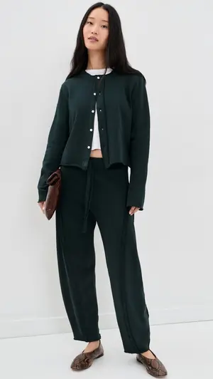 Frank & Eileen Jackie Sweatshirt Cardigan - Pine