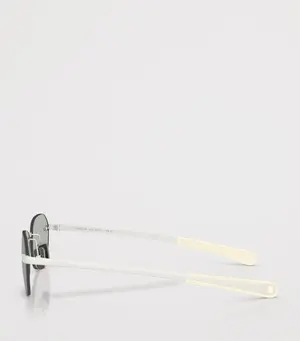 Moncler Orris Irregular Rectangle Sunglasses