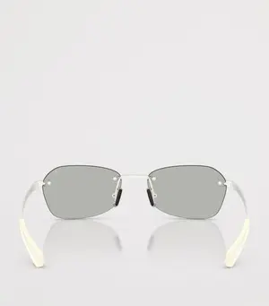 Moncler Orris Irregular Rectangle Sunglasses