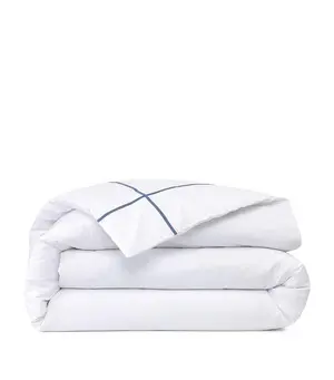 YVES DELORME Athena Duvet Cover - Blue