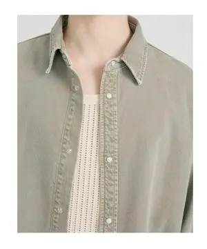 FRAME Relaxed-fit Long-sleeve Overshirt