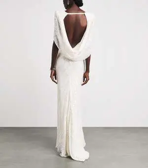 Jenny Packham Sequin Fiore Gown
