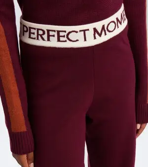 Perfect Moment La Tour Knitted Wool-blend Sweatpants