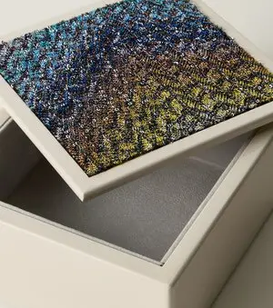 Missoni Salina Lamé-trimmed Wooden Box