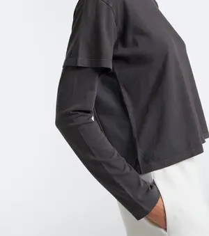 LESET Margo Layered Cotton Jersey T-shirt