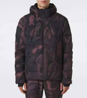 Aztech Mountain Nuke Printed Hooded Down Ski Jacket