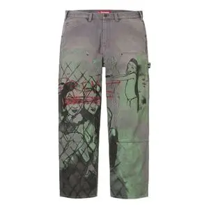 Supreme Fw26 X Rita Ackermann Double Knee Painter Pant