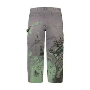 Supreme Fw26 X Rita Ackermann Double Knee Painter Pant