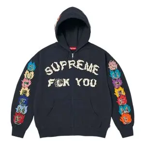 Supreme Fw26 F**k You Zip Up Hooded Sweatshirt