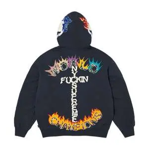 Supreme Fw26 F**k You Zip Up Hooded Sweatshirt