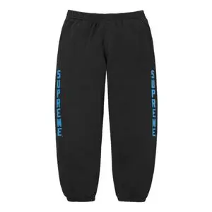 Supreme Fw26 Washed Logo Sweatpant - Black
