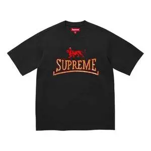 Supreme Fw26 Milan Sequin S/s T-shirt - Black
