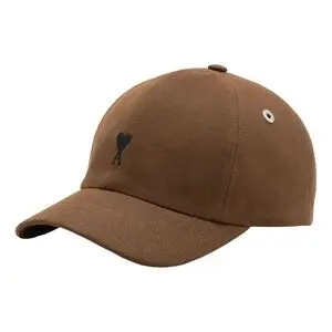 AMI Paris Ball Cap 'brown - Silver