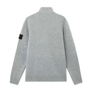 Stone Island Half Zip Up Knitwear - Gray