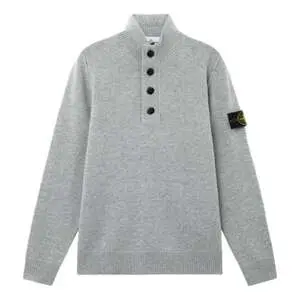Stone Island Half Zip Up Knitwear - Gray