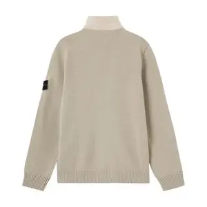 Stone Island Zip Up Cardigan 'khaki