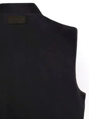 MC2 SAINT BARTH Navy Spencer Wool-blend Reversible Vest