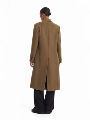 Phoebe Philo Wool And Mohair Blend Coat