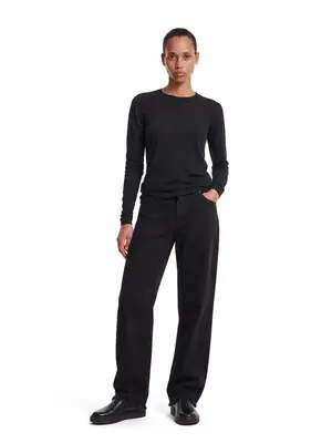 Phoebe Philo Fringed Straight Jeans