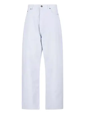 Phoebe Philo Wide Zip Jeans