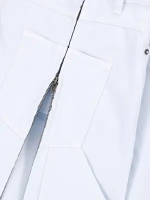Phoebe Philo Wide Zip Jeans